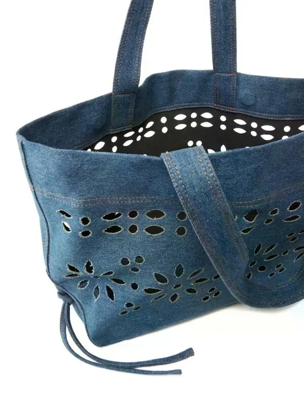 Pinko Floral Cut-out Tote Bag
