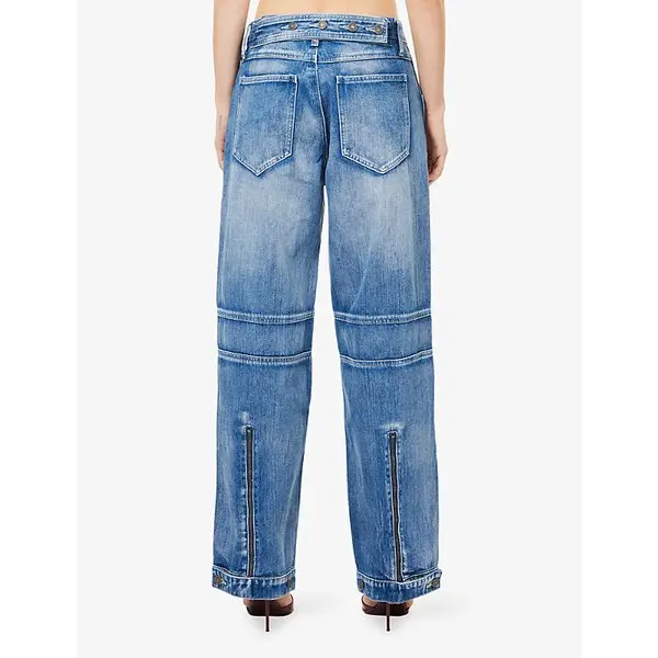 JADED LONDON Panelled Sonic Wide-leg Jeans