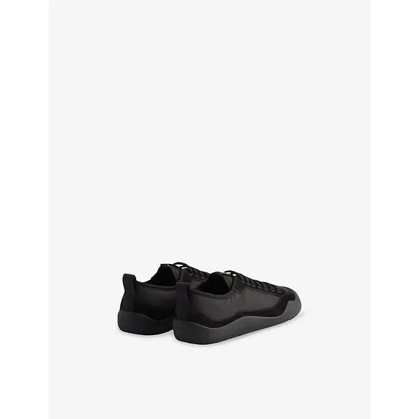 Prada Speedrock Re-nylon And Suede Trainers - Black