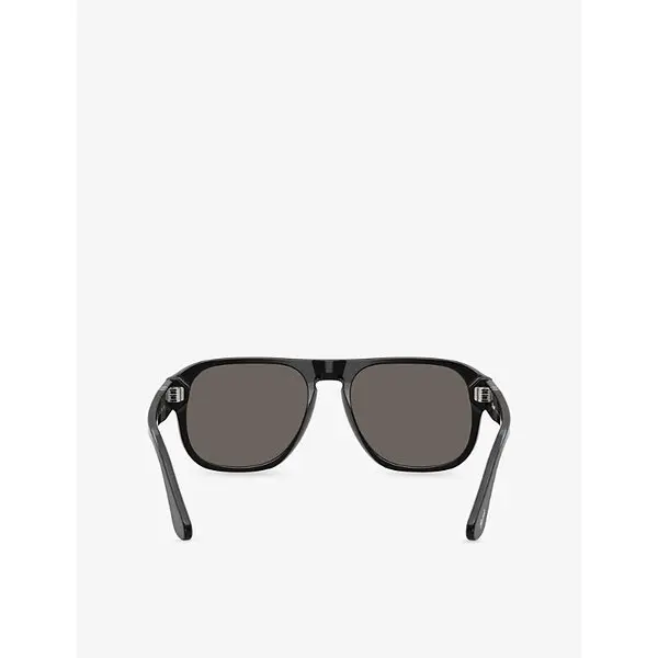 Persol Po3310s Pillow-frame Sunglasses - Black