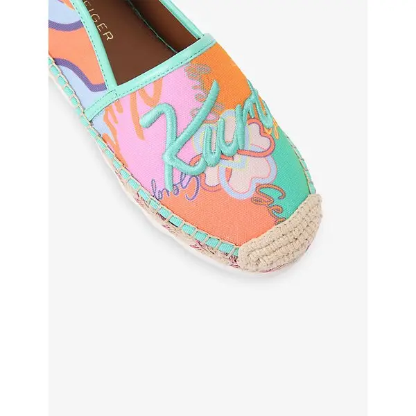 Kurt Geiger Printed Woven Espadrilles - Mult/other
