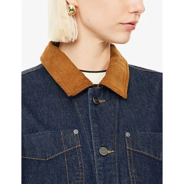 Khaite Patch-pocket Denim Jacket - Benson