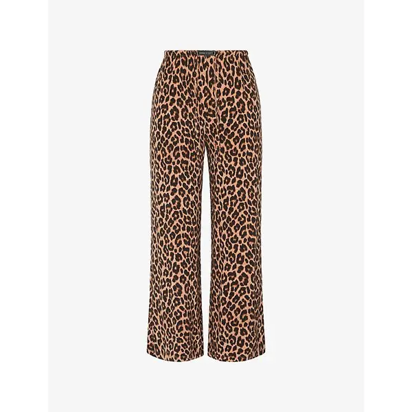 SAVAGE X FENTY Modal Pyjama Trousers - Tof Tan On The Prowl Prt