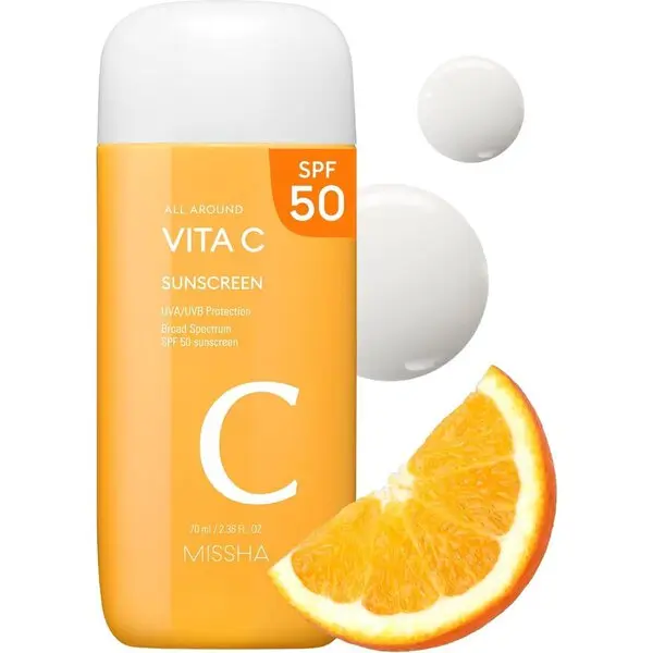 MISSHA All Around Vita C Sunscreen Spf50+/broadspectrum - None