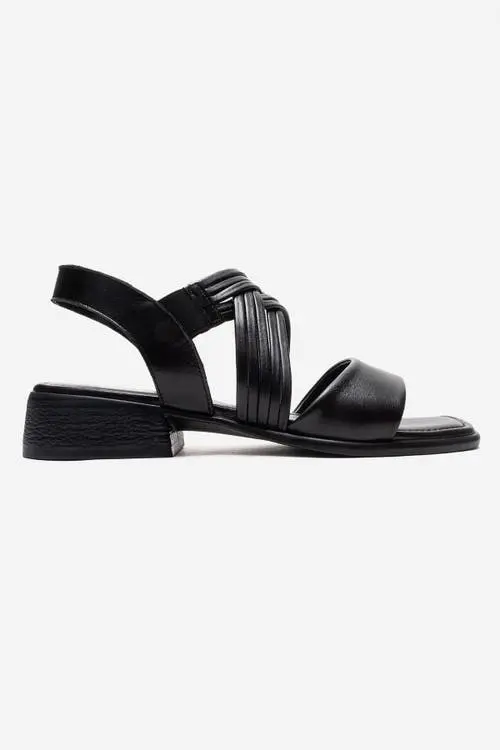 FOREVER & ALWAYS SHOES Livello Leather Multi Strap Sandal