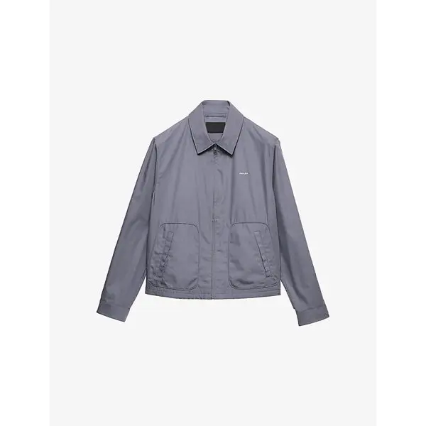 Prada Technical Cotton-blend Blouson Jacket