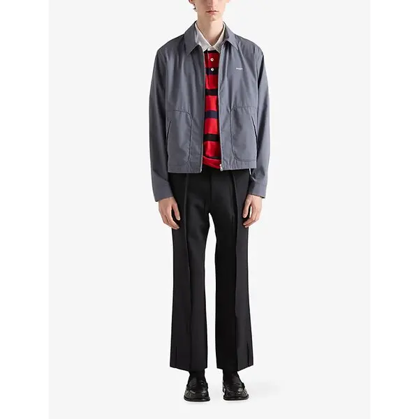 Prada Technical Cotton-blend Blouson Jacket
