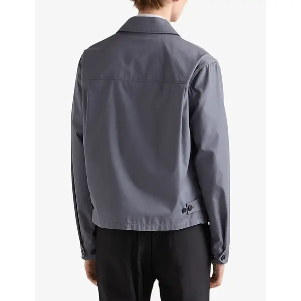 Prada Technical Cotton-blend Blouson Jacket