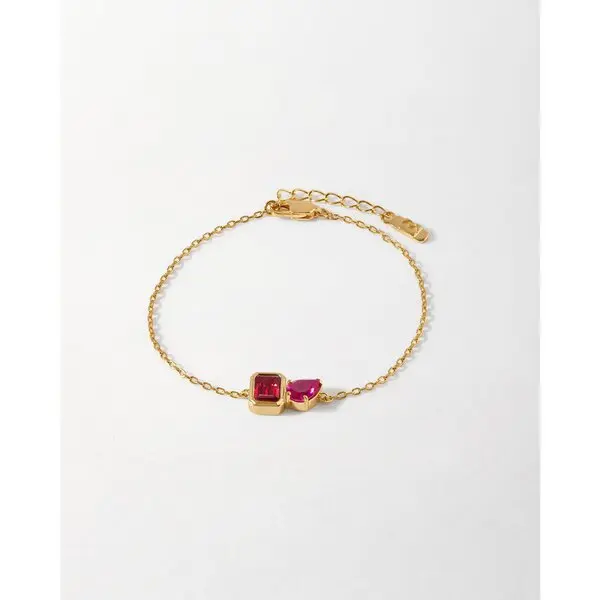 EDGE OF EMBER Toi Et Moi Courage Bracelet - Metallic Gold