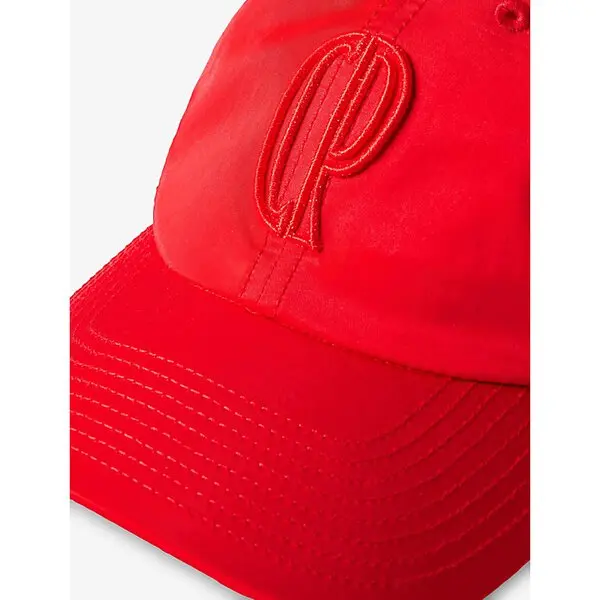 Claudie Pierlot Branded Embroidered Woven Cap - Red