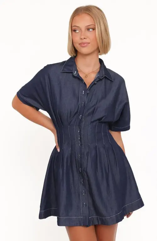 PETAL & PUP Davine Mini Shirtdress