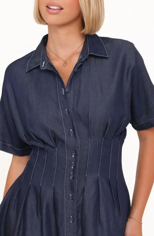 PETAL & PUP Davine Mini Shirtdress