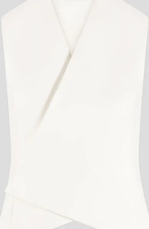 Manière De Voir Tailored Wrap Waistcoat - Cream