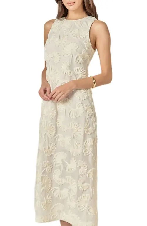 English Factory Ribbon Sleeveless Maxi Dress