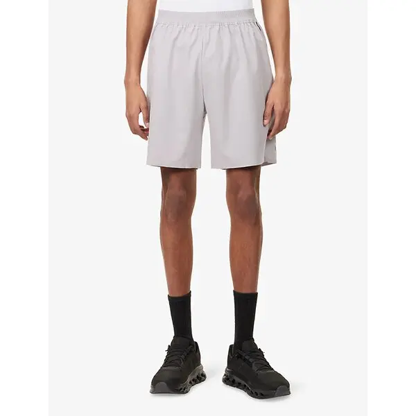 On Brand-print Stretch-woven Shorts - Alloy