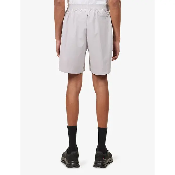 On Brand-print Stretch-woven Shorts - Alloy