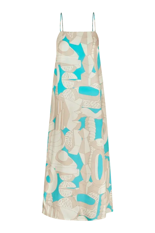 UNTITLED IN MOTION Intermission Flowy Strappy Midi Dress - Sculpting