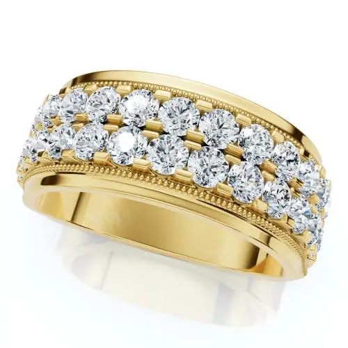 BLISS DIAMOND 2ct Diamond Band In Gold - 10k Yellow Gold