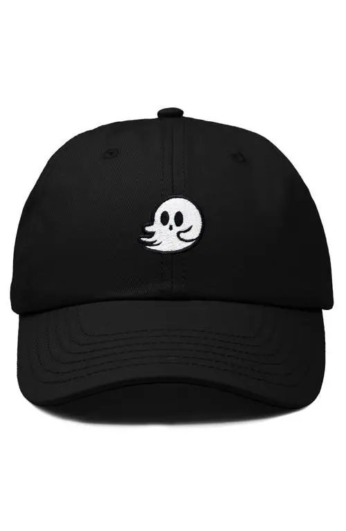 DALIX Whisper Ghost Dad Cap - Black