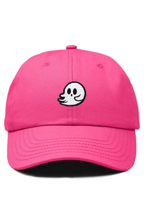 DALIX Whisper Ghost Dad Cap - Hot Pink