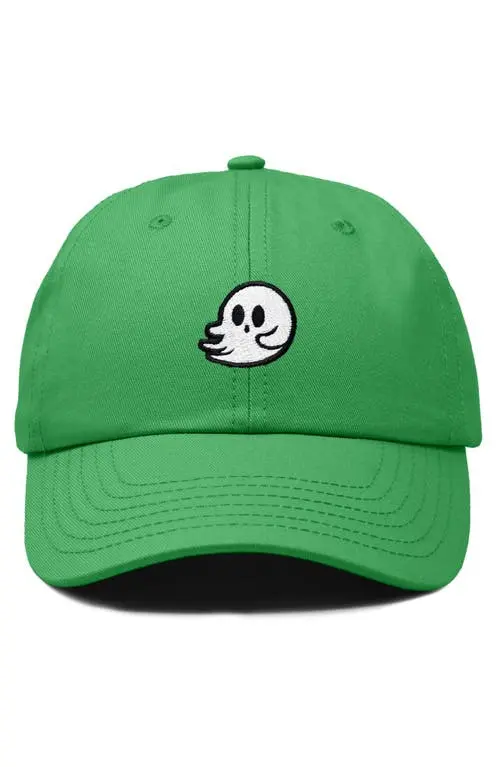 DALIX Whisper Ghost Dad Cap - Kelly Green