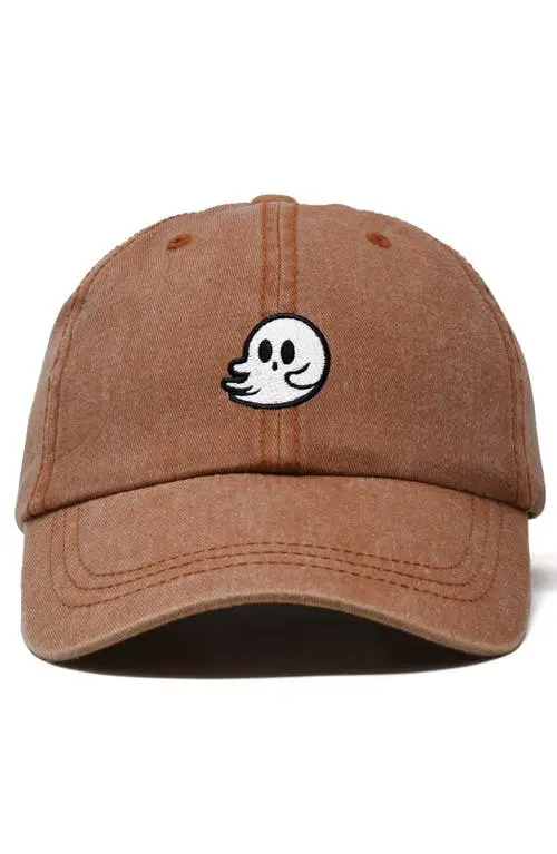 DALIX Whisper Ghost Dad Cap - Washed Orange