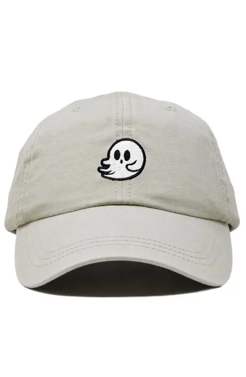 DALIX Whisper Ghost Dad Cap - Washed Stone White