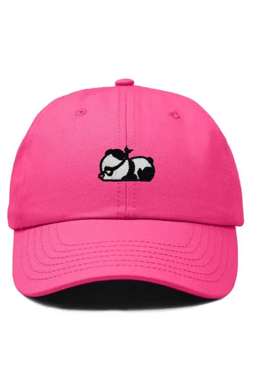 DALIX Pandit Panda Cap - Hot Pink