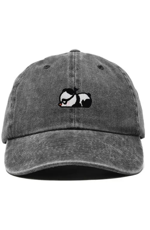 DALIX Pandit Panda Cap - Washed Black