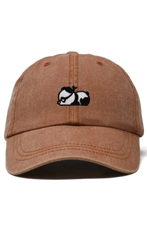 DALIX Pandit Panda Cap - Washed Orange