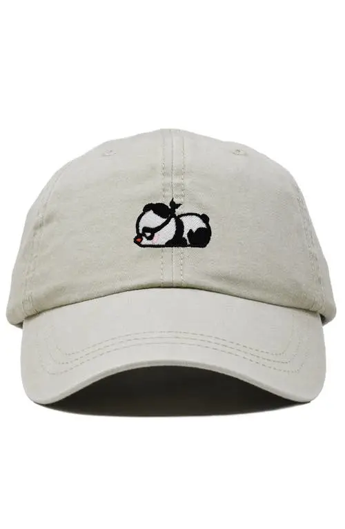 DALIX Pandit Panda Cap - Washed Stone White