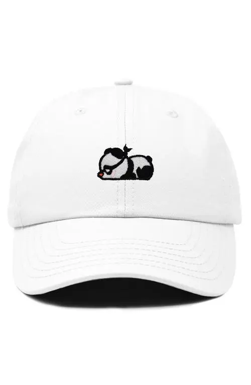 DALIX Pandit Panda Cap - White
