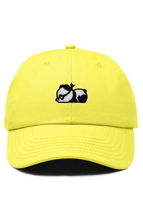 DALIX Pandit Panda Cap - Yellow