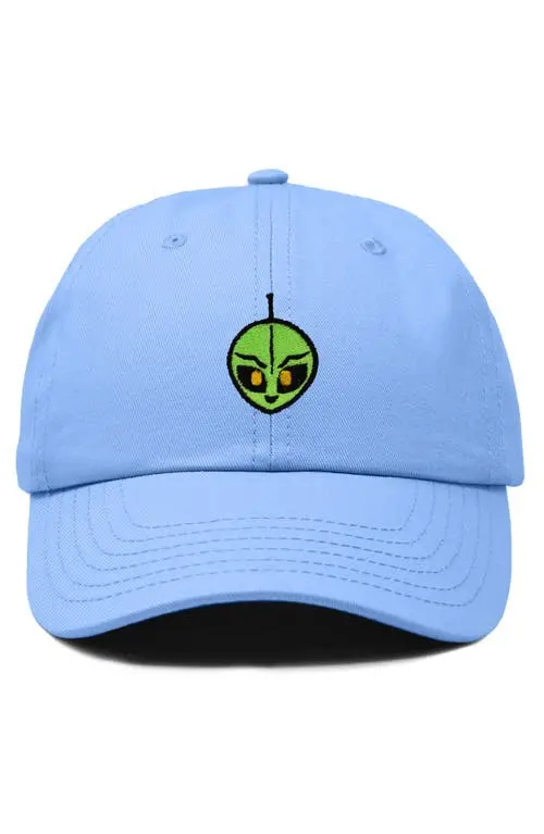 DALIX Duder Alien Baseball Cap - Light Blue