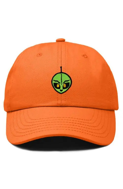 DALIX Duder Alien Baseball Cap - Orange
