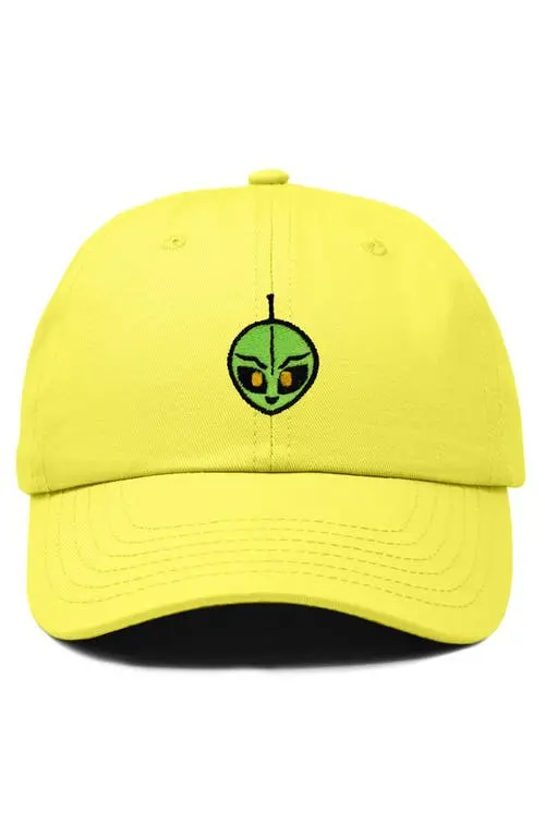 DALIX Duder Alien Baseball Cap - Yellow