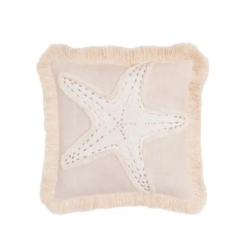 C&F HOME Golden Coast Starfish Throw Pillow - Beige