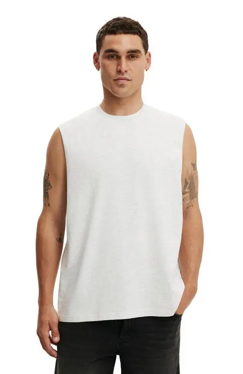 COTTON ON Everyday Fit Muscle - White Marle