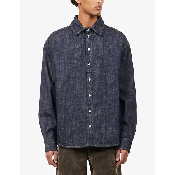 Jacquemus The Simon De-nimes Denim Shirt - Navy