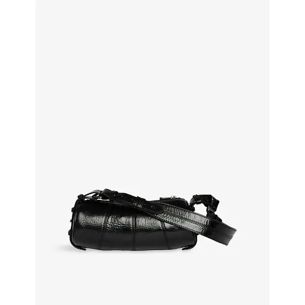 Zadig&Voltaire Leather Roudoudou Shoulder Bag - Black