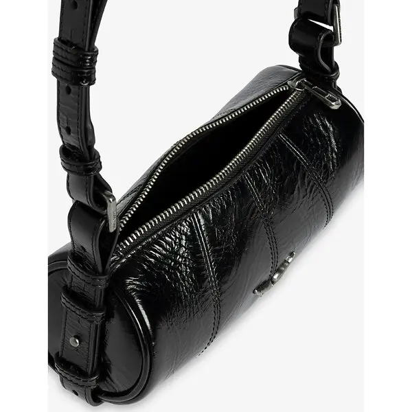 Zadig&Voltaire Leather Roudoudou Shoulder Bag - Black