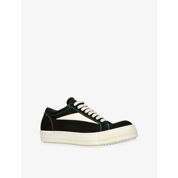 Rick Owens Vintage Suede Trainers - Black