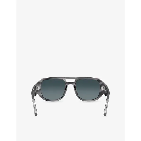 Persol Po3373s Vincent Pilot-frame Sunglasses - Grey
