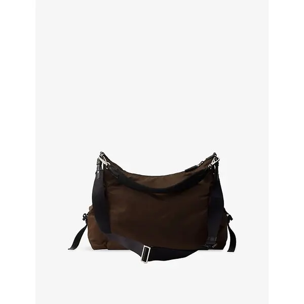 Prada Re-nylon Woven Shoulder Bag - Brown