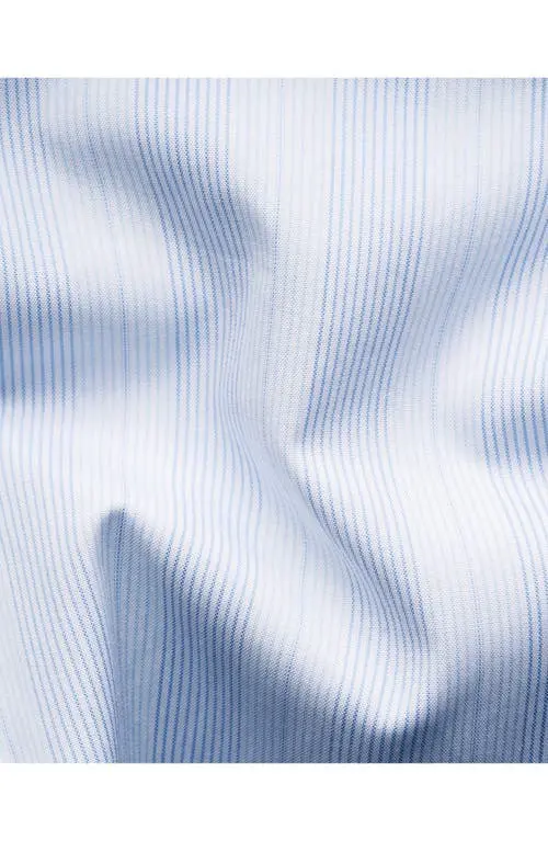 Eton Contemporray Fit Multi Stripe Poplin Dress Dress