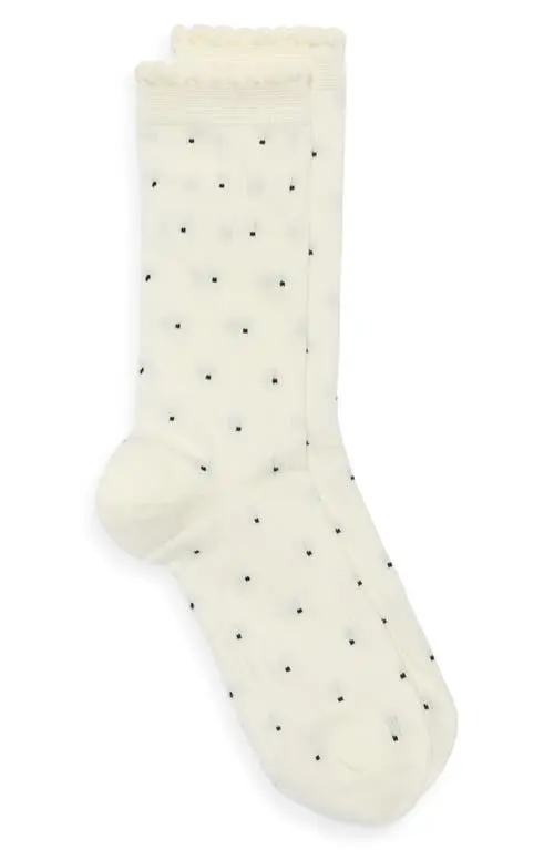 CASA CLARA Martinique Polka Dot Crew Socks
