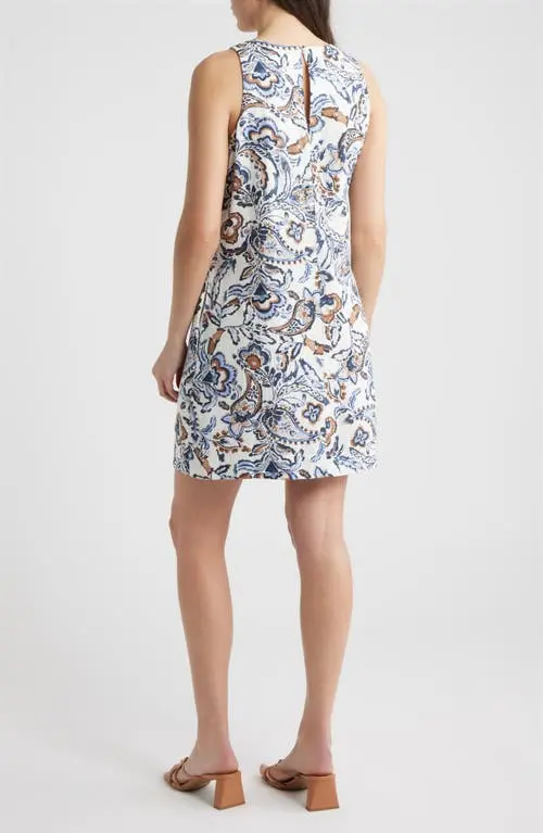 CECE DUPRAZ Floral Paisley A-line Minidress
