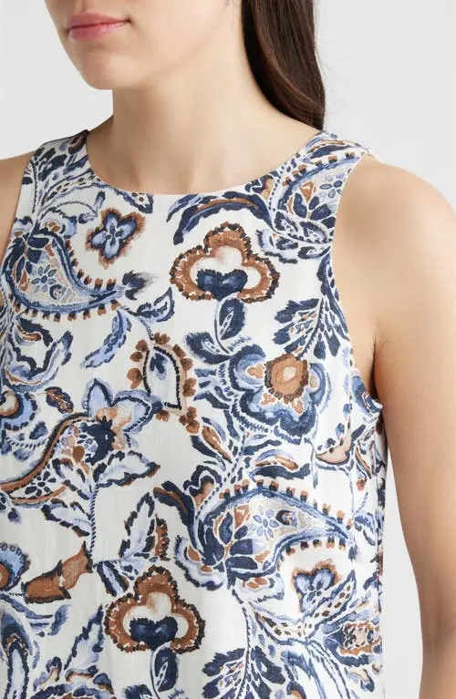 CECE DUPRAZ Floral Paisley A-line Minidress
