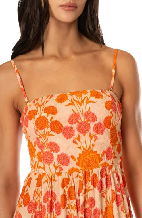 MAAJI Primavera Lace-up Back Maxi Sundress