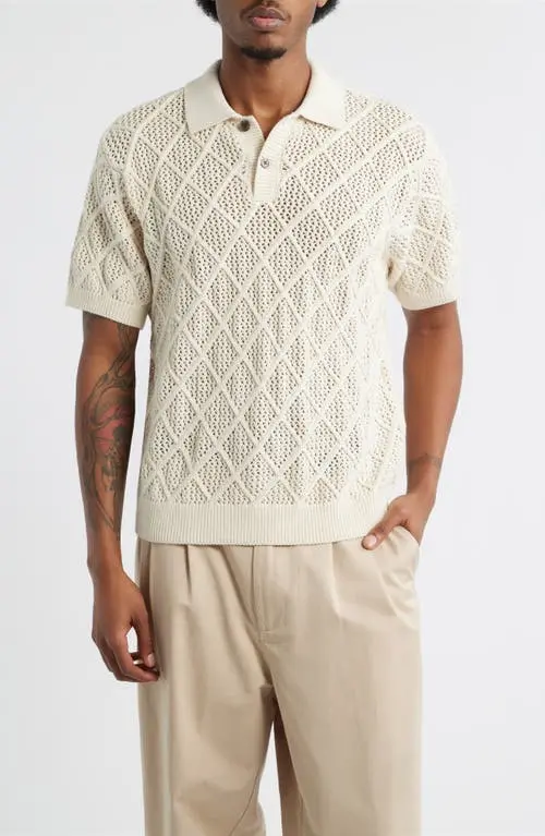 Obey Eryk Polo Sweater - Birch
